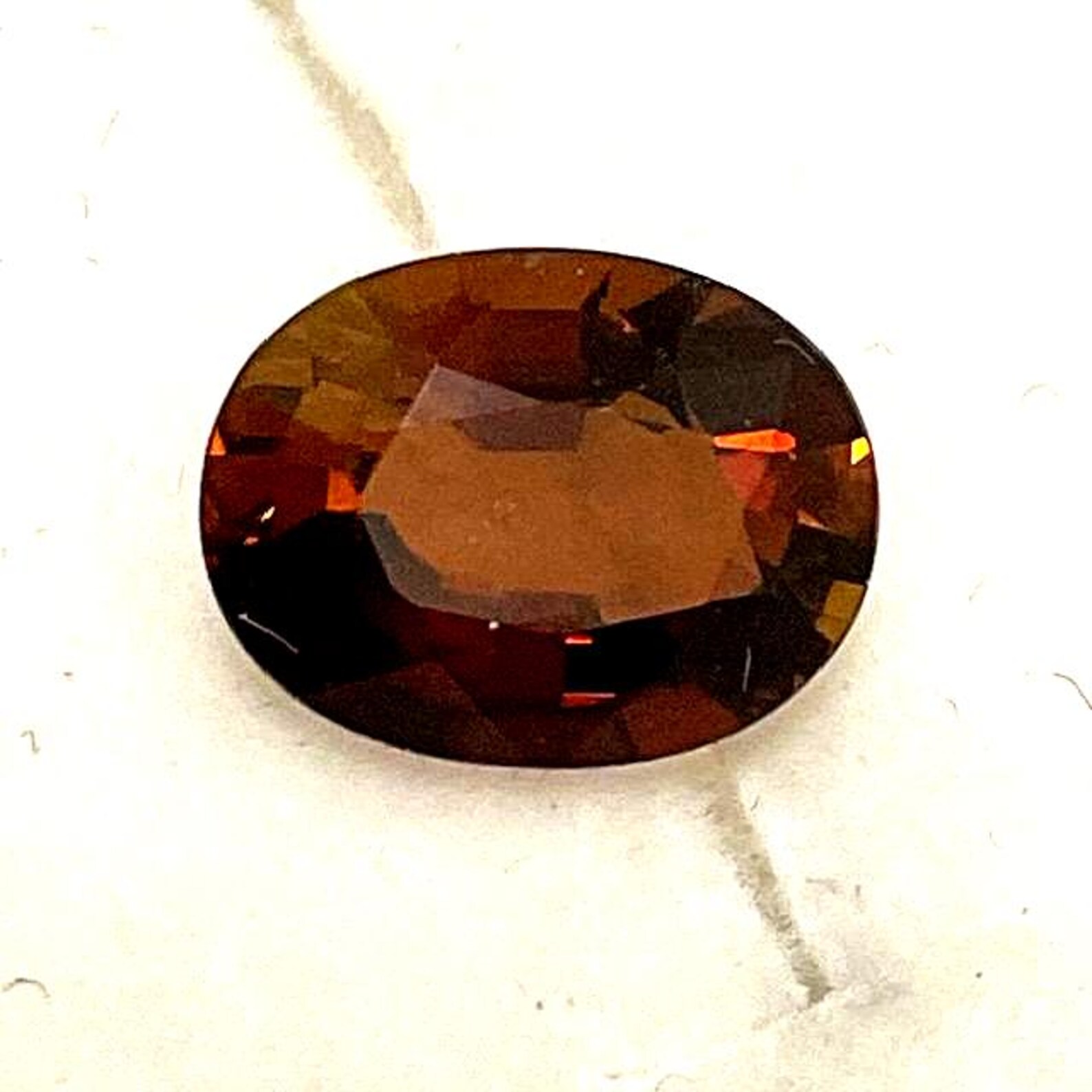 Natural Andalusite Loose Gemstone. Genuine-not Lab, 1.89ct, 9 X 6.5m ...