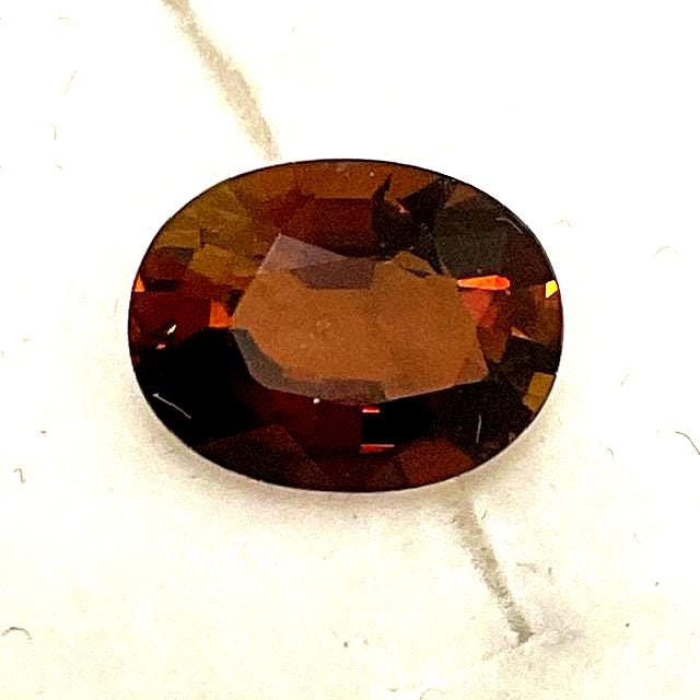 Natural Andalusite Loose Gemstone. Genuine-not Lab, 1.89ct, 9 X 6.5m ...