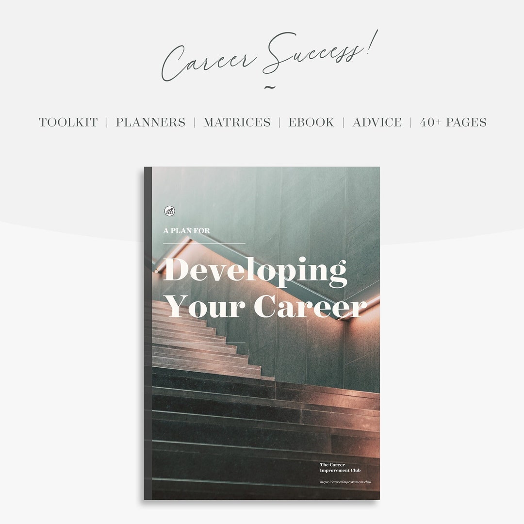 Career Development Plan Career Planner Career Workbook Career ...