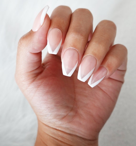 French Tip Nails – SB Lux, 55% OFF | www.pinnaxis.com