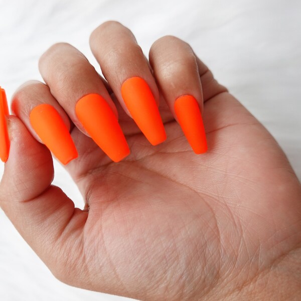 Neon Orange - Etsy