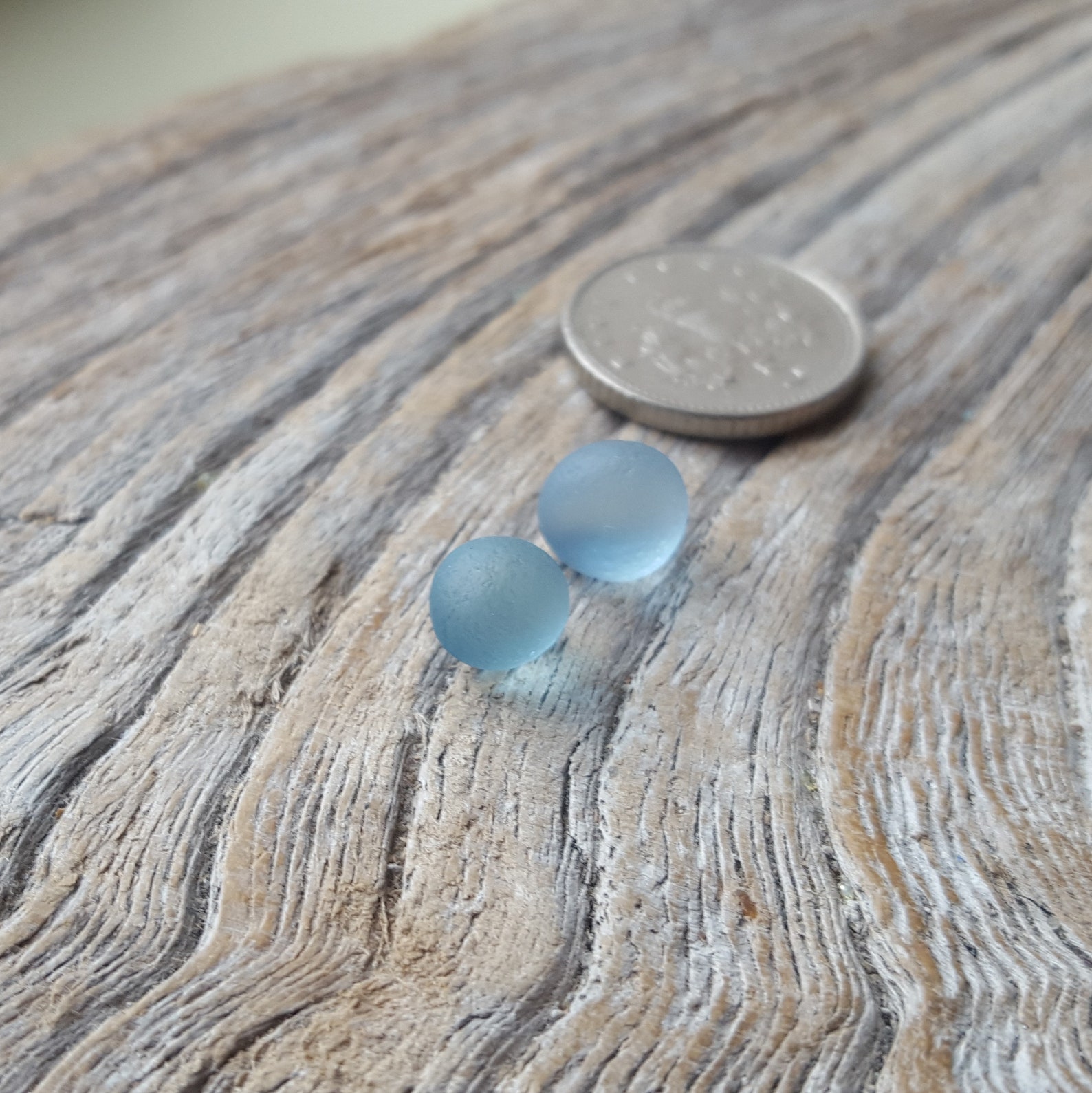 Light Blue Sea Glass 'balls' Genuine North East - Etsy
