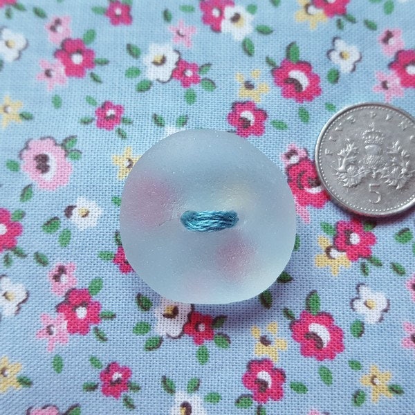 Sea Glass Button - Etsy