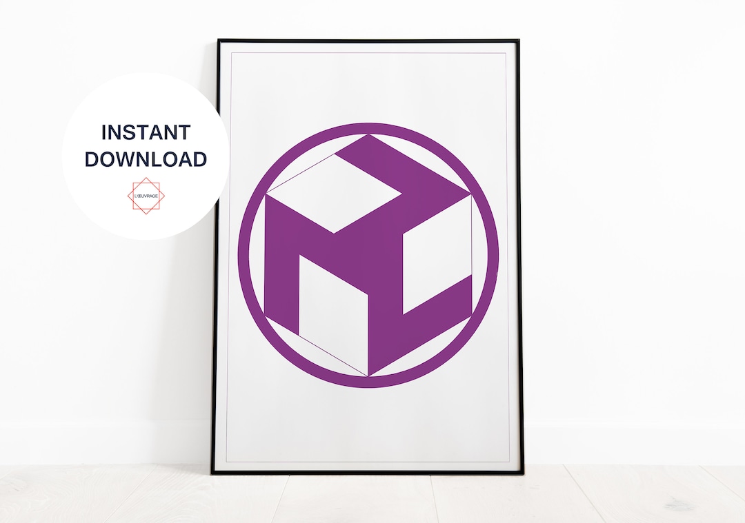 Antahkarana Masculine Sacred Geometry Poster Wall Poster Meditation Decoration Contemplation ...