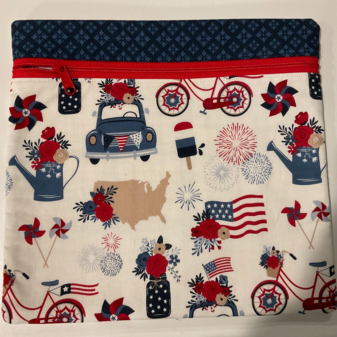 Fabric Zipper Project Bag - Etsy