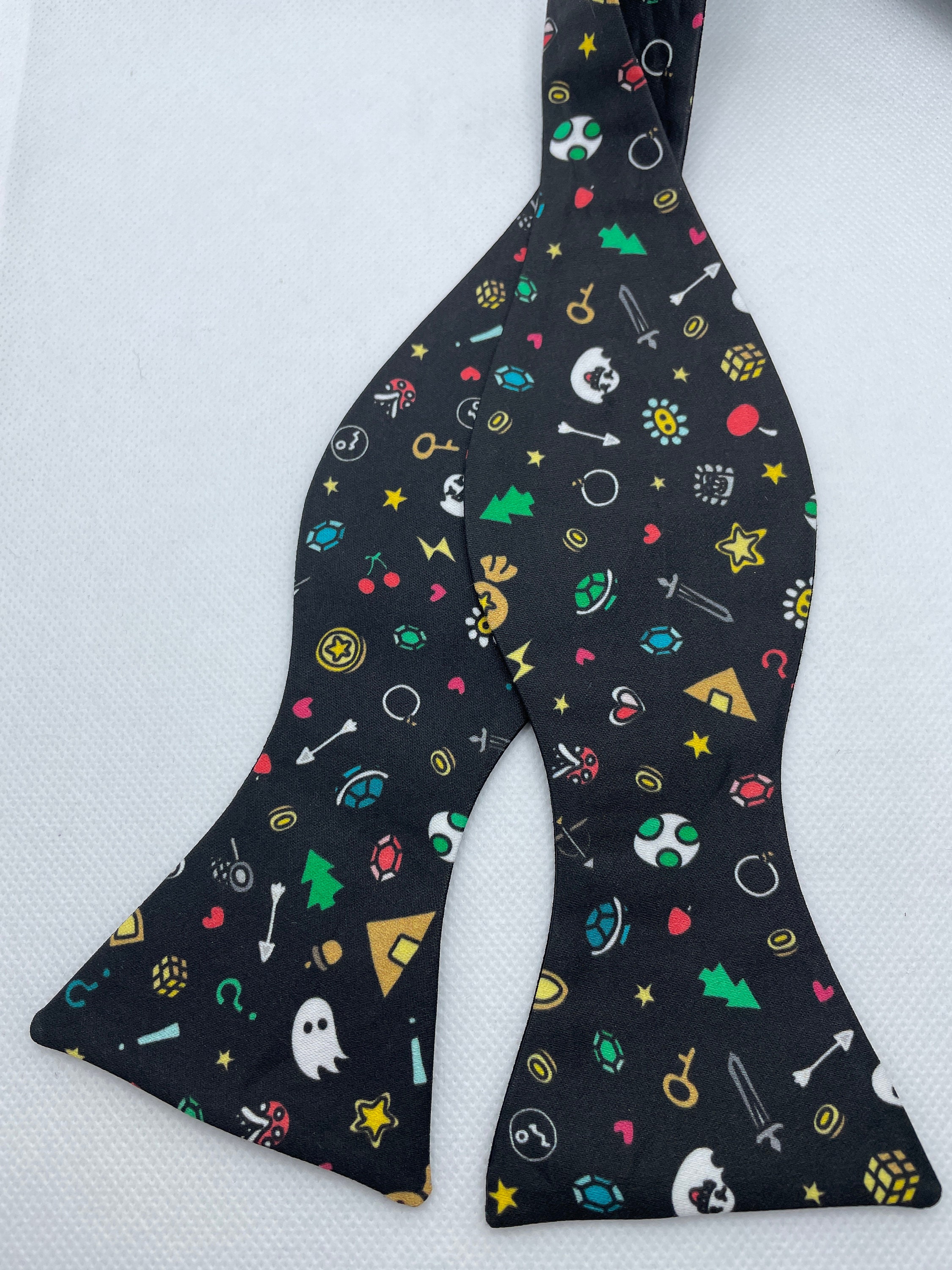 Video Game Bow Tie Bowtie Gamer Gamer Girl Sword Nerdy - Etsy