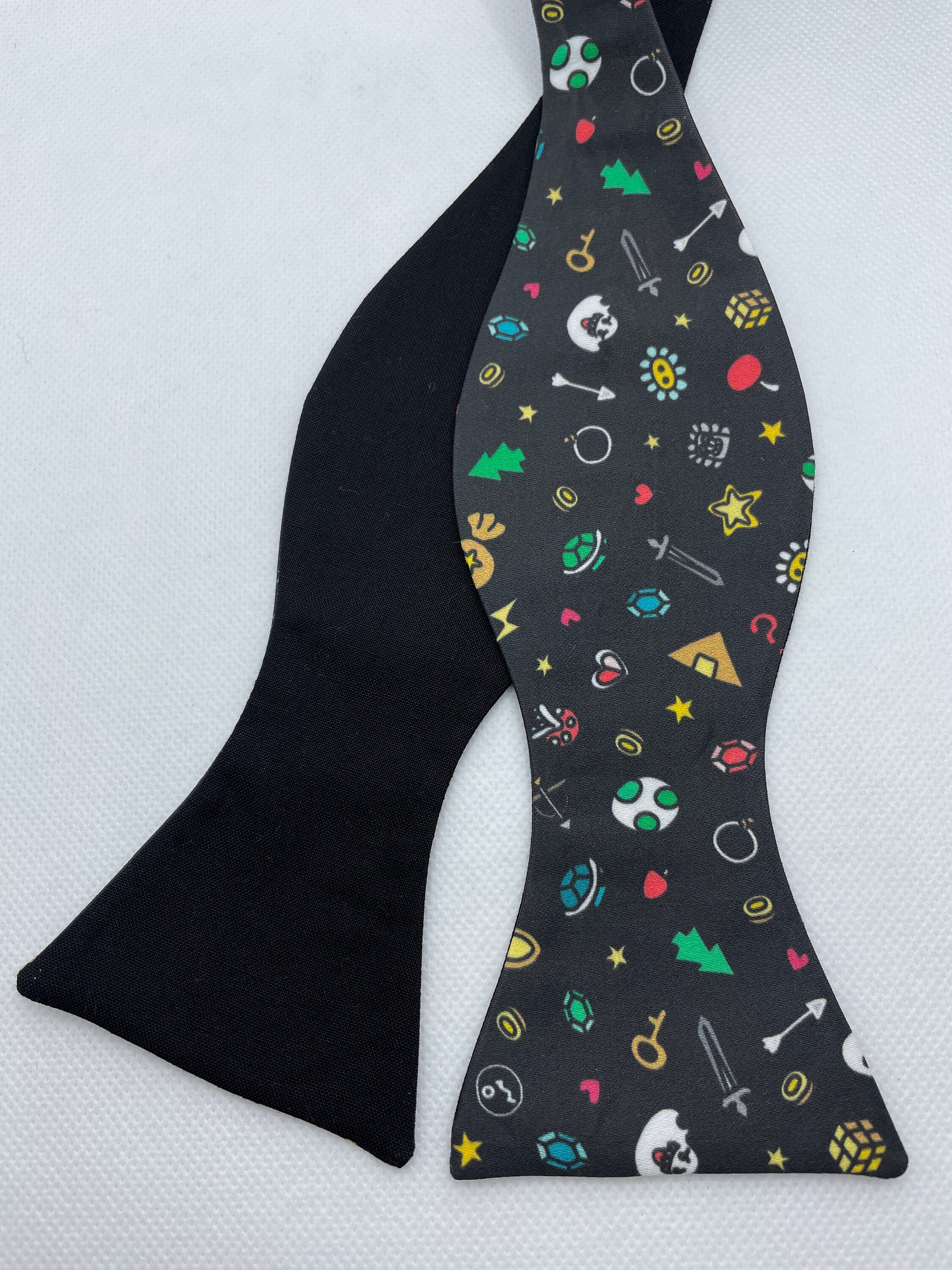 Video Game Bow Tie Bowtie Gamer Gamer Girl Sword Nerdy - Etsy