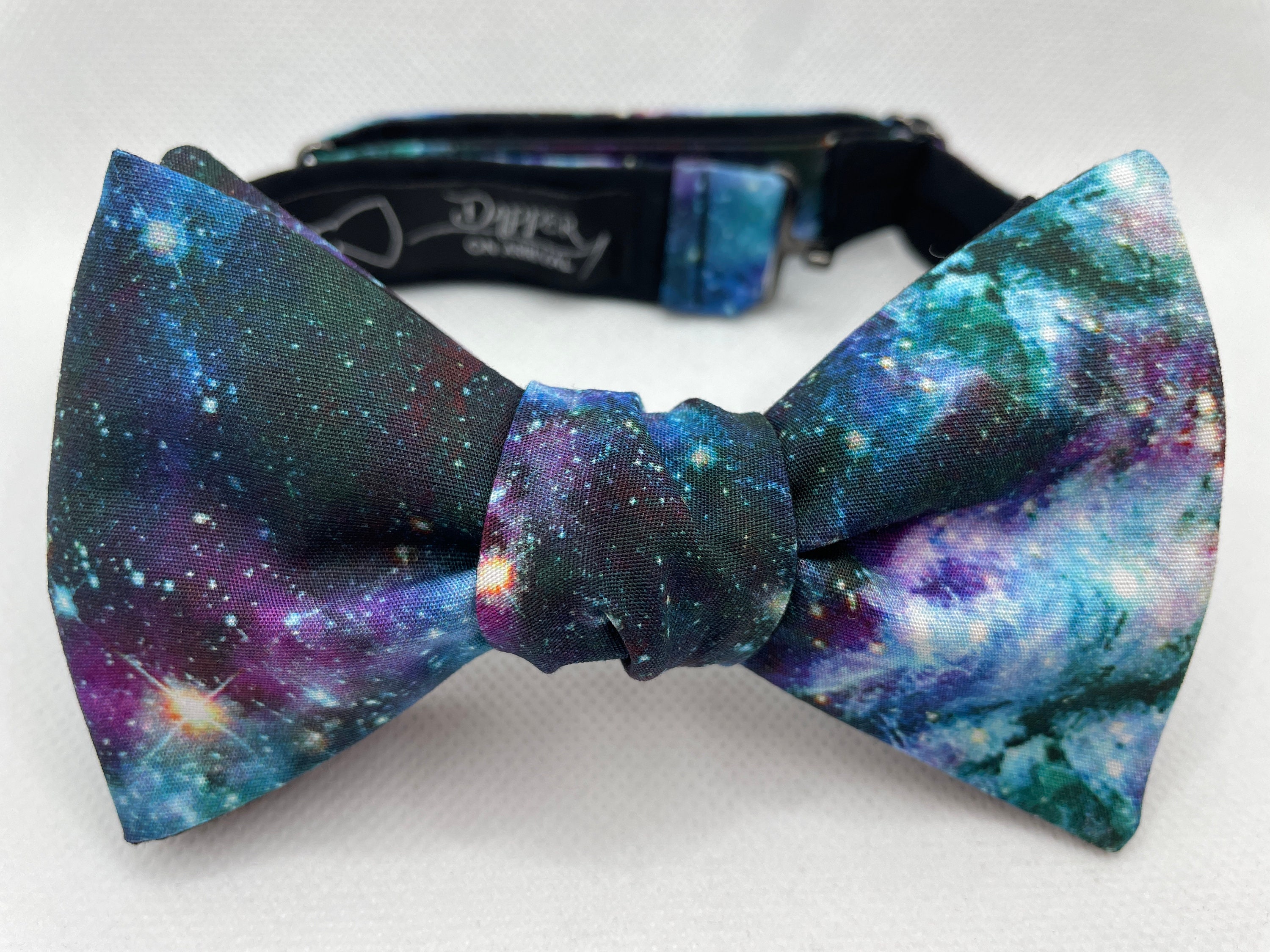 Dark Nebula Bow Tie Galaxy Self Tie Pre Tied Bowtie - Etsy Australia