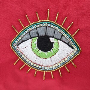 Velvet Eye Pouch Bag - Etsy