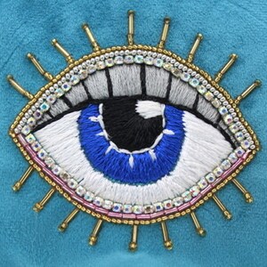 Velvet Eye Pouch Bag - Etsy