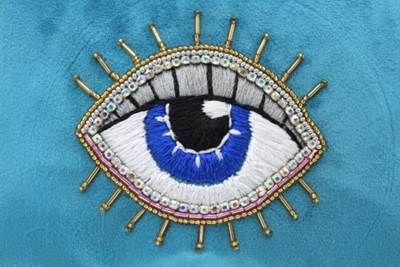 Velvet Eye Pouch Bag - Etsy