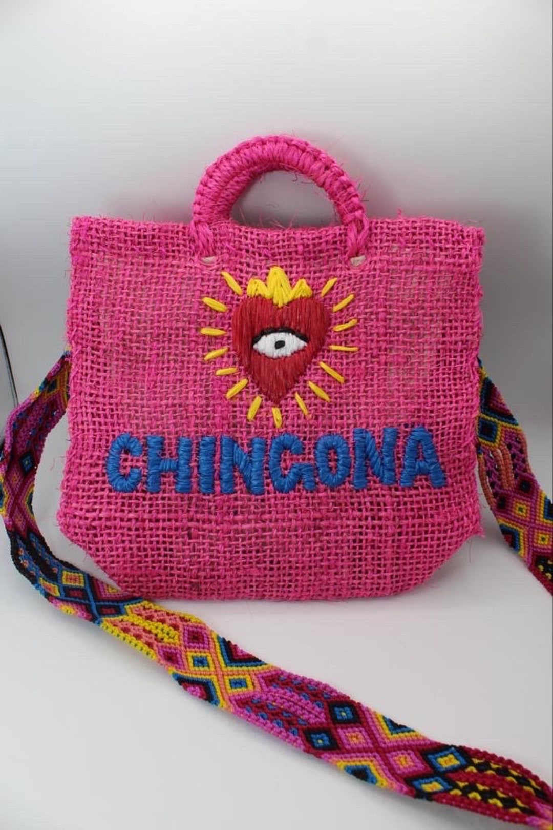 Chingona Henequen Embroidered Bag - Etsy