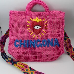 Chingona Henequen Embroidered Bag - Etsy