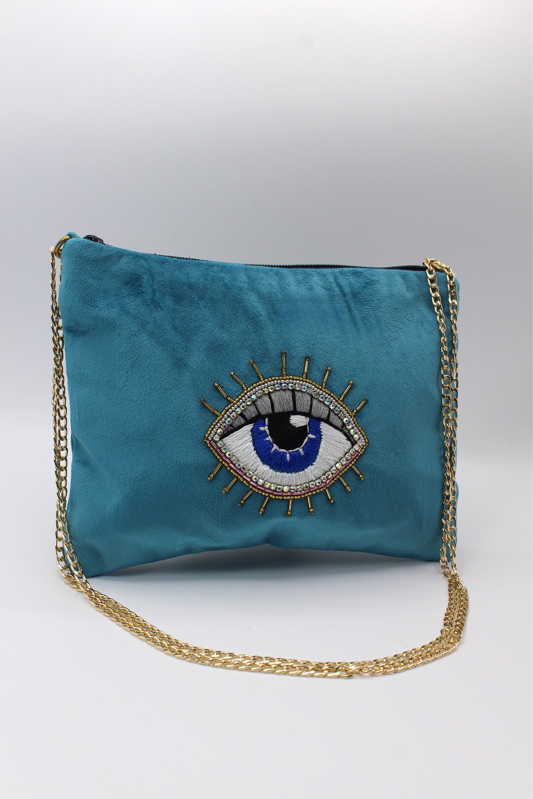 Velvet Eye Pouch Bag - Etsy