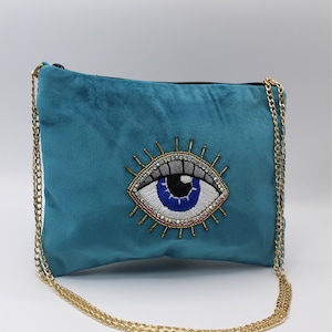 Velvet Eye Pouch Bag - Etsy