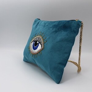 Velvet Eye Pouch Bag - Etsy