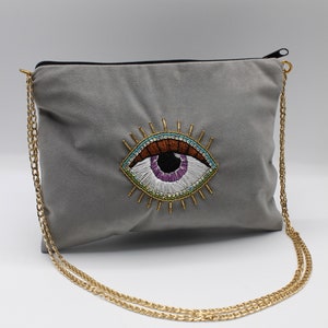 Velvet Eye Pouch Bag - Etsy
