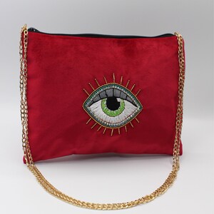 Velvet Eye Pouch Bag - Etsy