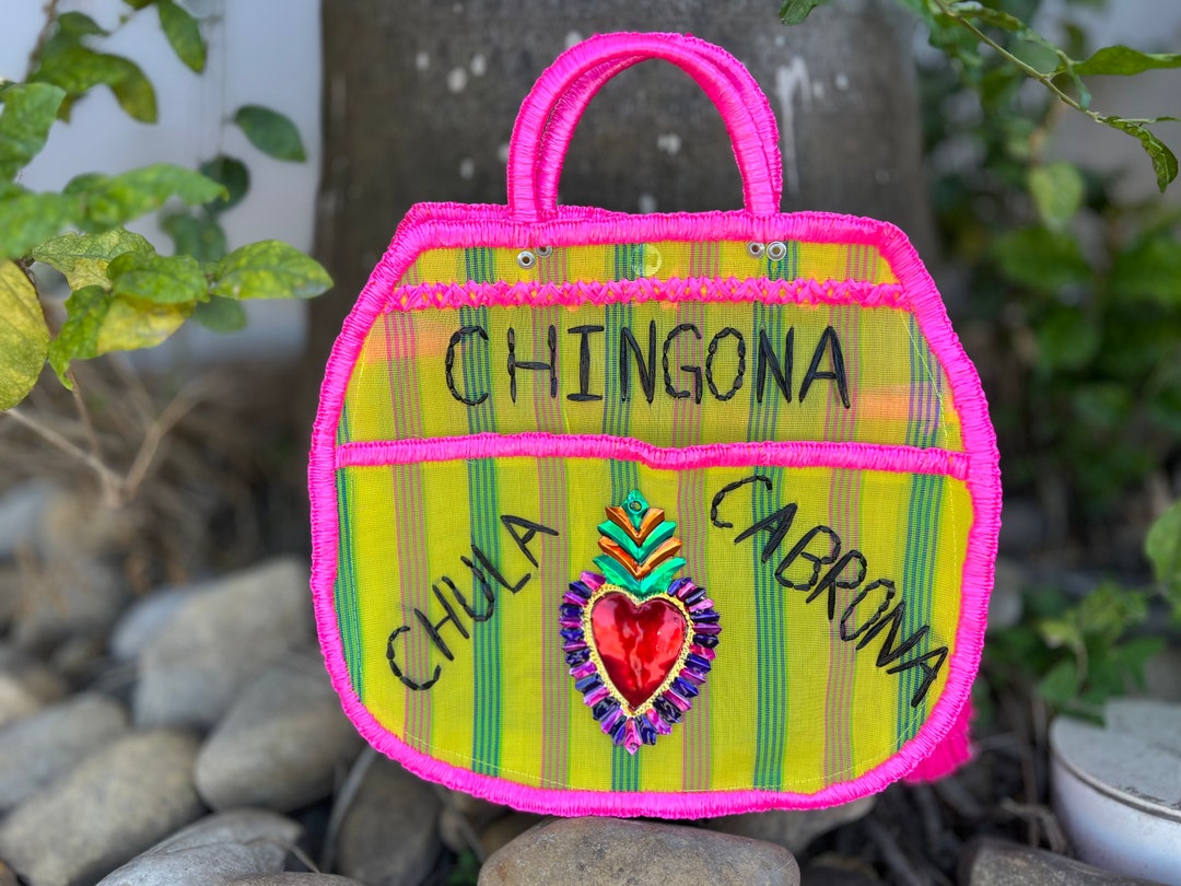 Mercado Bag Chingona Embroidered Handbag - Etsy