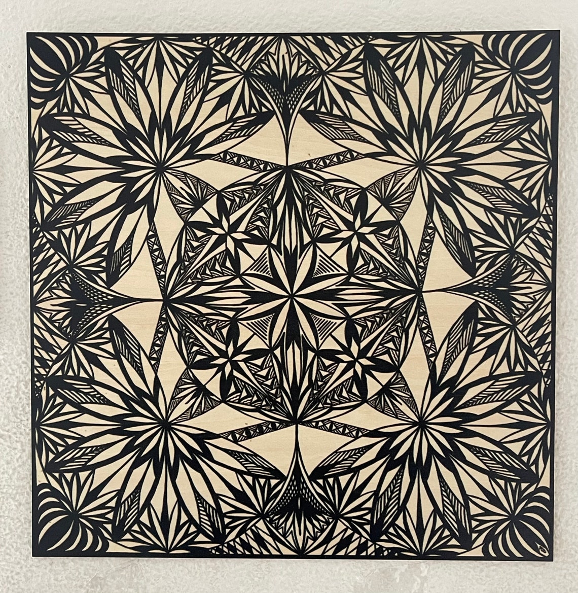 Samoan Siapo Tapa Print on Wood - Polynesian Tapa - Etsy