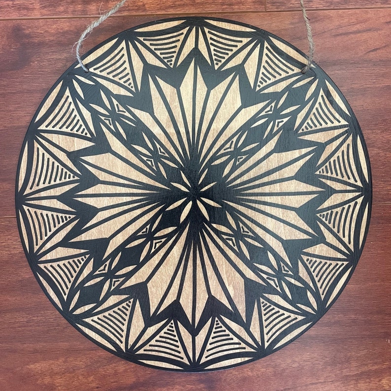 Hand Painted Siapo on Wood - Etsy