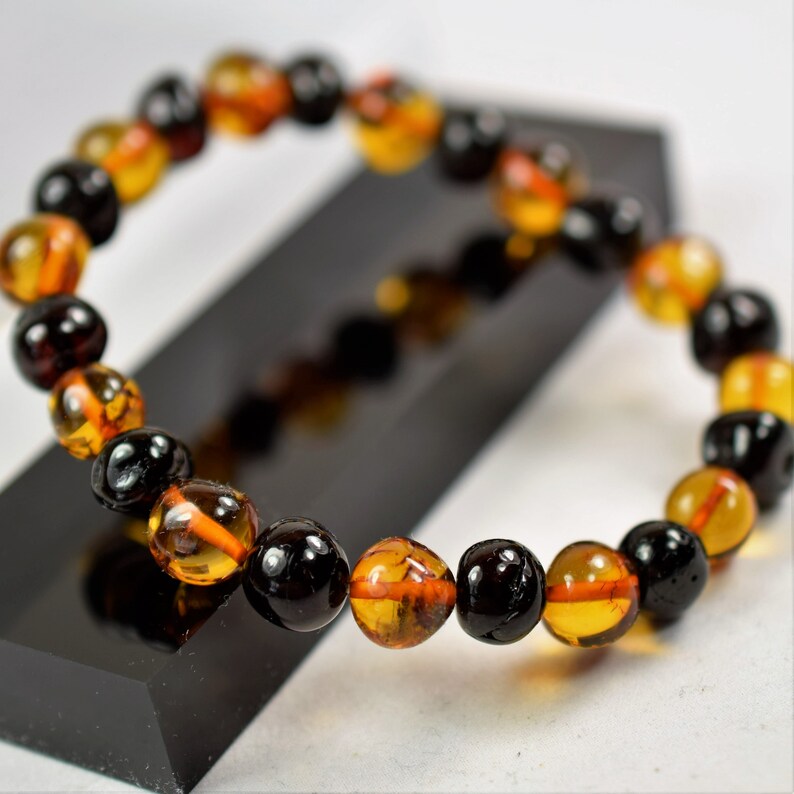 Amber bracelet Baltic amber genuine Baltic Amber Adult | Etsy
