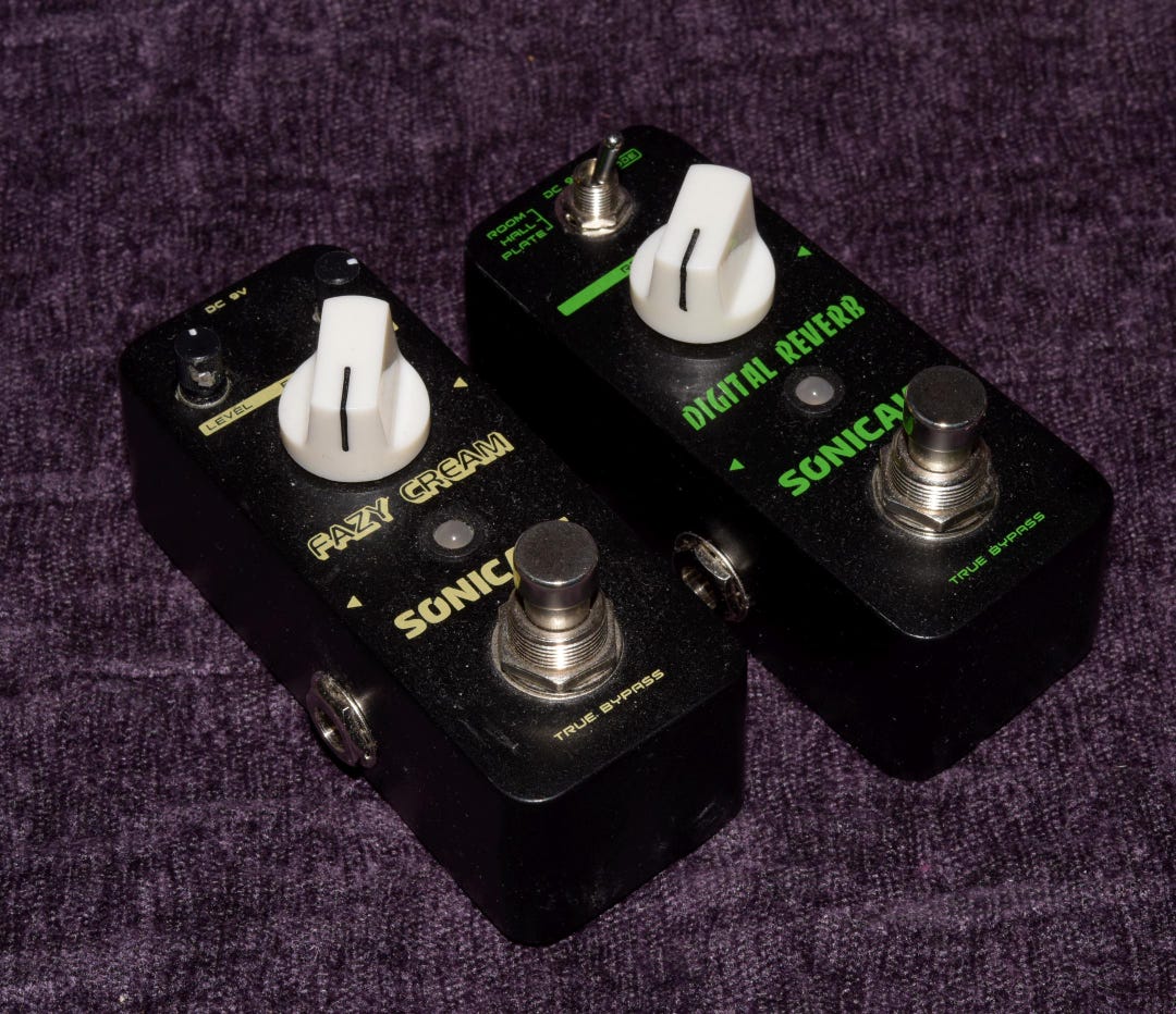 Sonicake Mini Pedals, Fazy Cream and Digital Reverb - Etsy