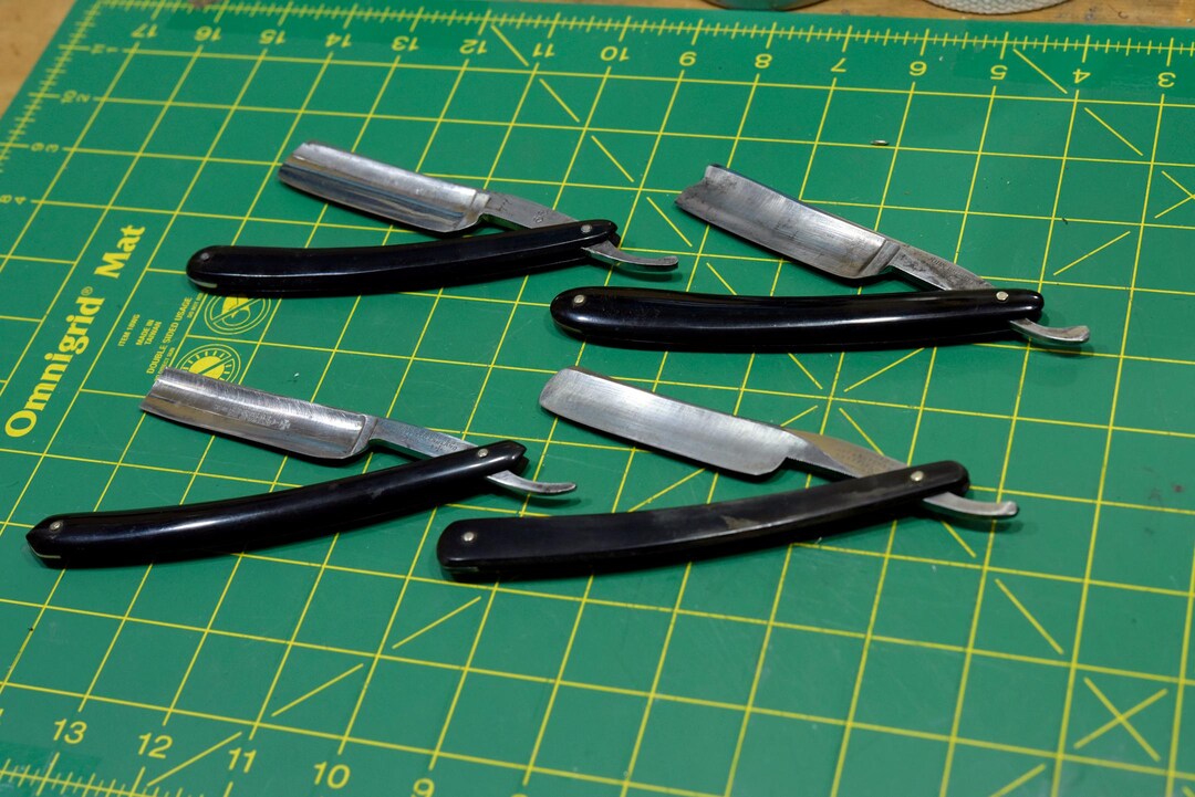 Four Straight Razors for Honing Practice - Etsy