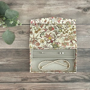 Handmade Fabric Jewelry Box With Liberty of London Fabric Long 7 - Etsy