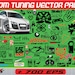 Bundle Jdm Tuning Vector EPS Full Pack From Volume 1 to 10 Sticker ...