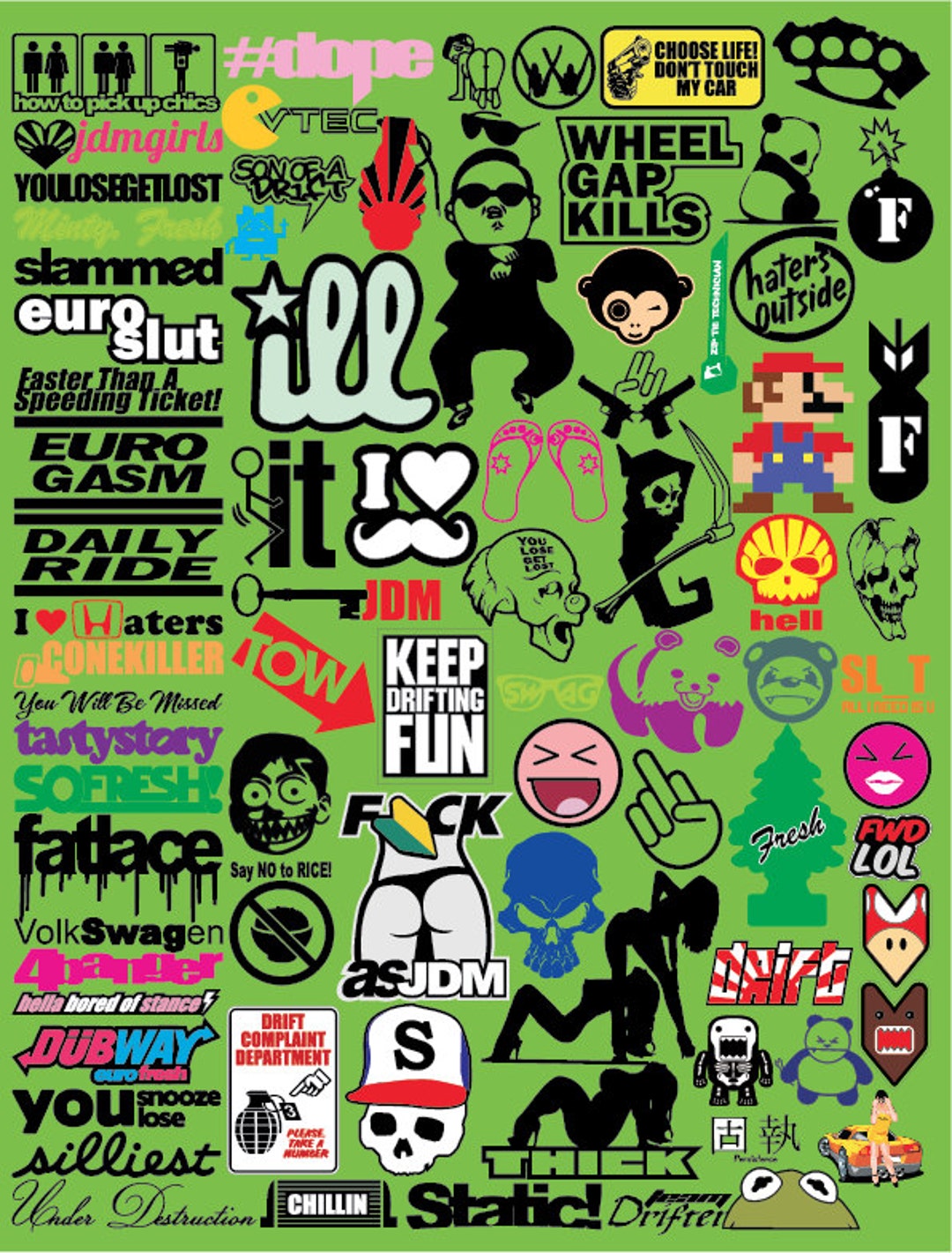 JDM Tuning Vector Pack EPS Full Pack Volume 5 - Etsy