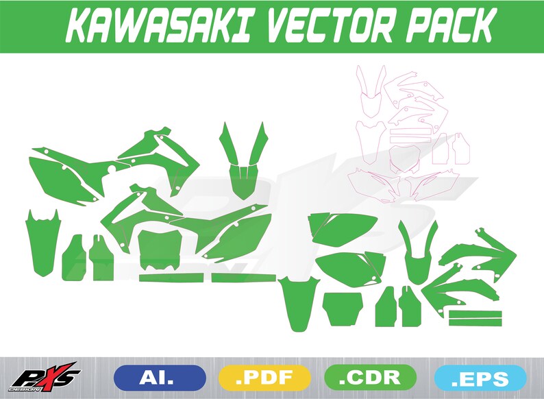 Kawasaki Vector Full Pack Kx65 Kx85 Kx125 Kxf250 Kxf450 80% Off - Etsy