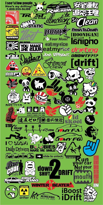 Jdm Auto Tuning Vector Pack EPS Vettoriale VOLUME 3 - Etsy