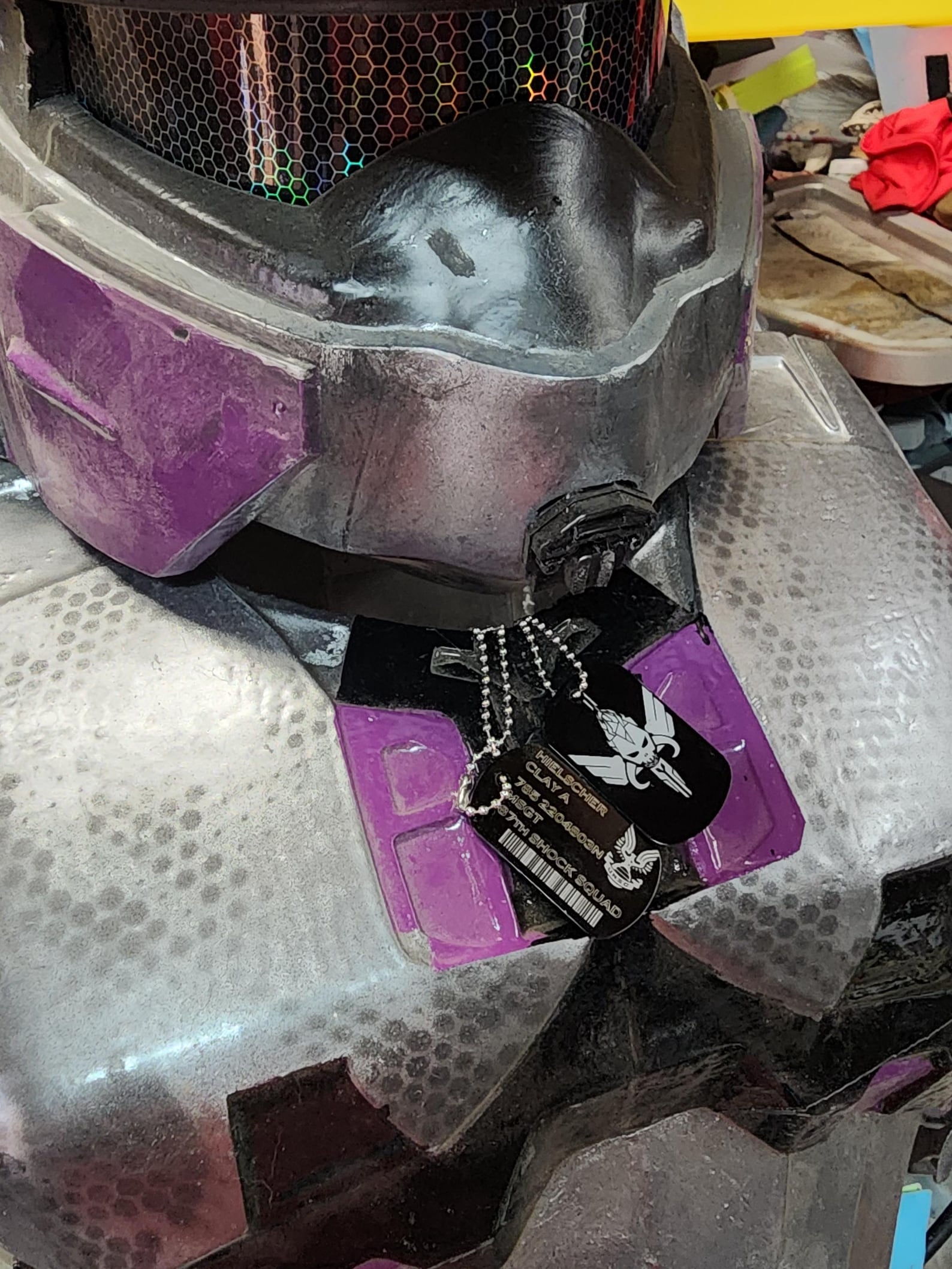 Custom Halo Dog Tags Costume Cosplay ODST Spartan - Etsy