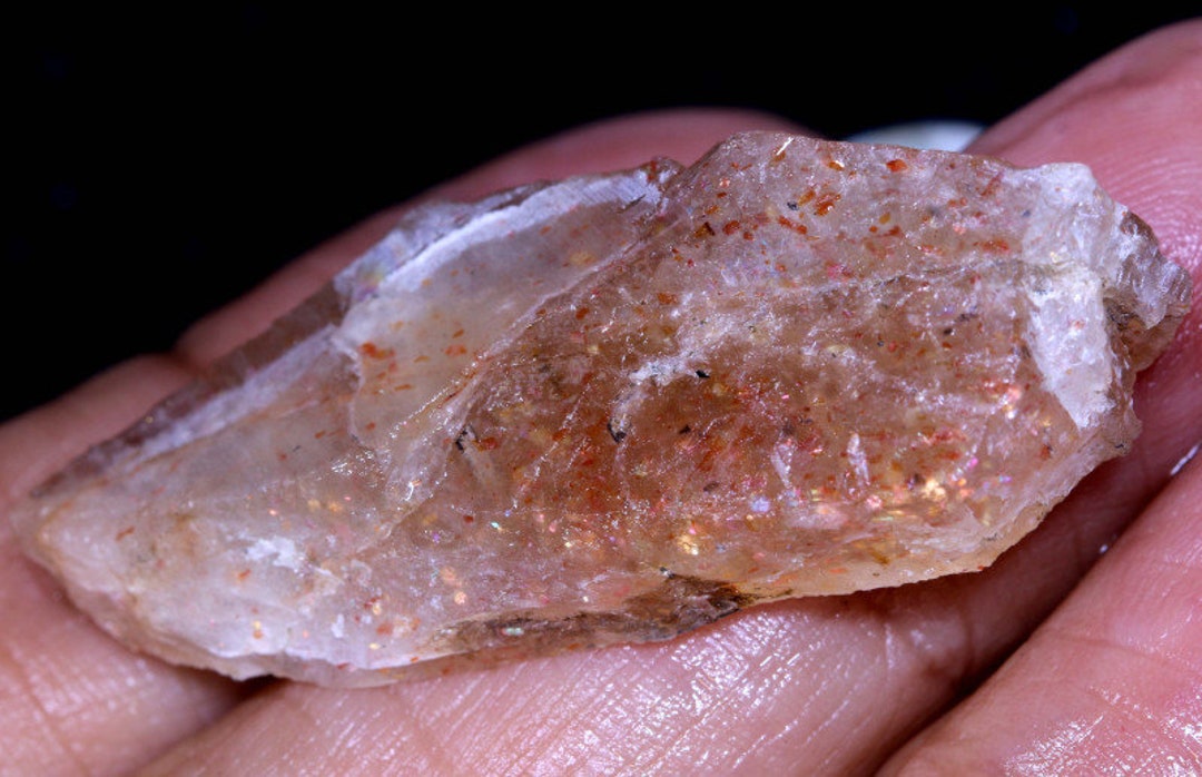 35.20 Cts Rainbow Lattice Australian Sunstone - Etsy