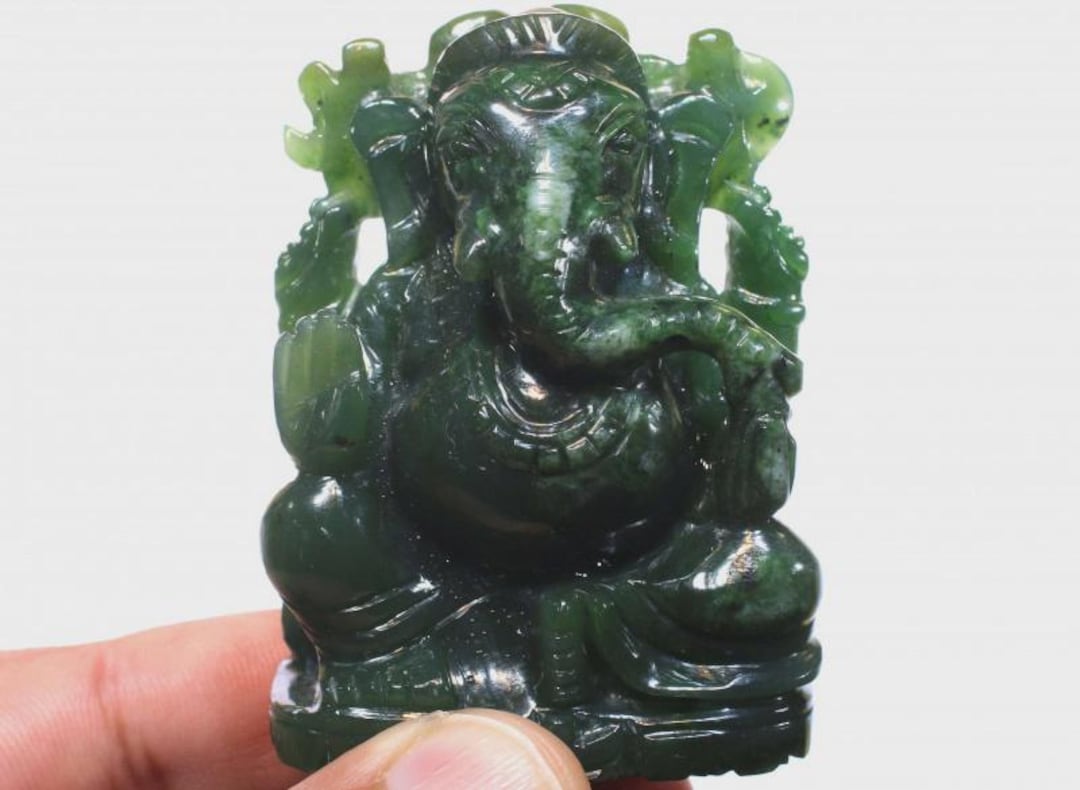 675cts Green Jade Master Carving LT-1058 - Etsy