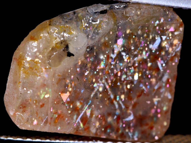 5.15cts Rainbow Lattice Australian Sunstone - Etsy