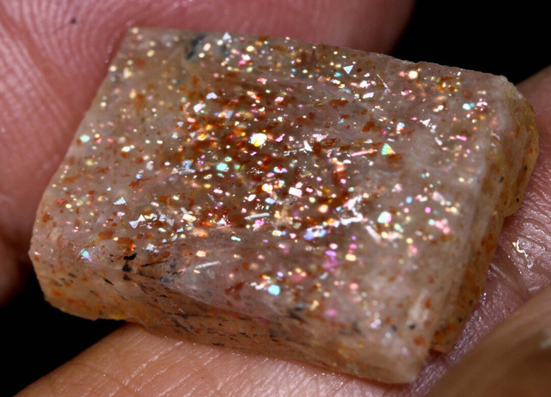 15.20 Cts Rainbow Lattice Australian Sunstone - Etsy