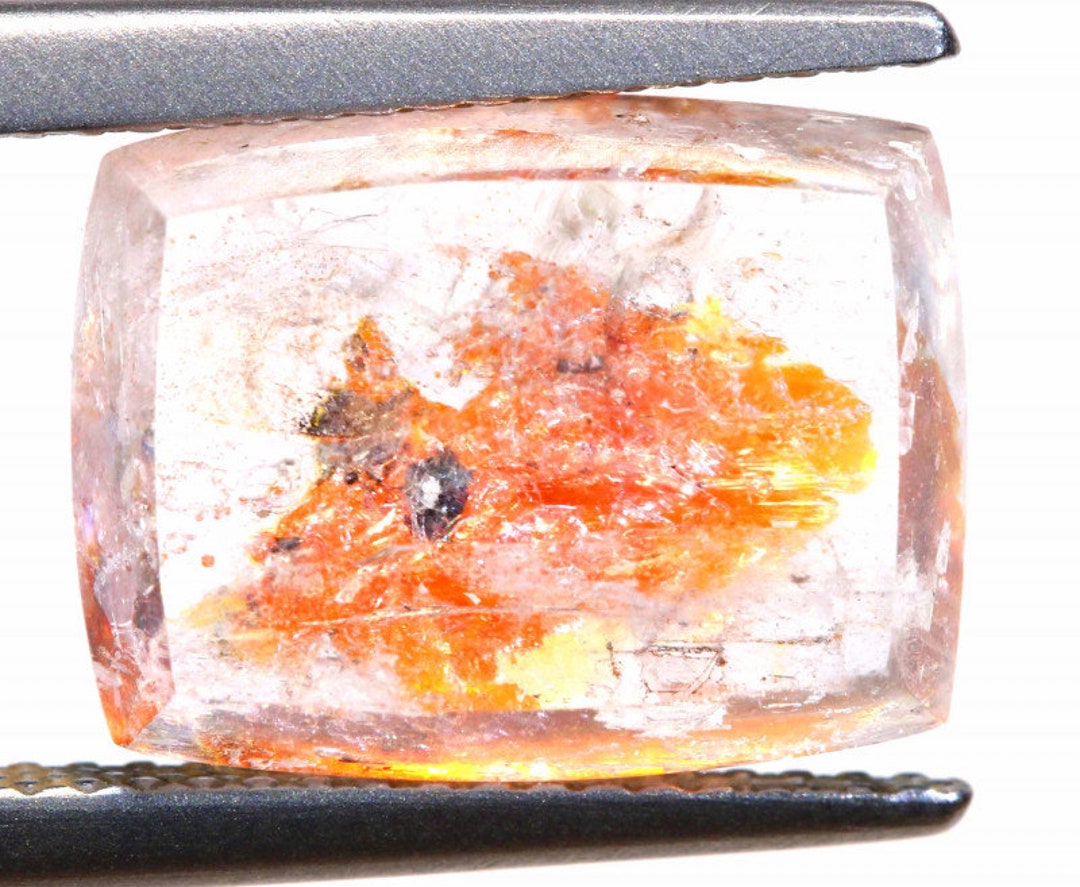 6.70 CTS Koi Fish Quartz Faceted Stone BG-664 - Etsy
