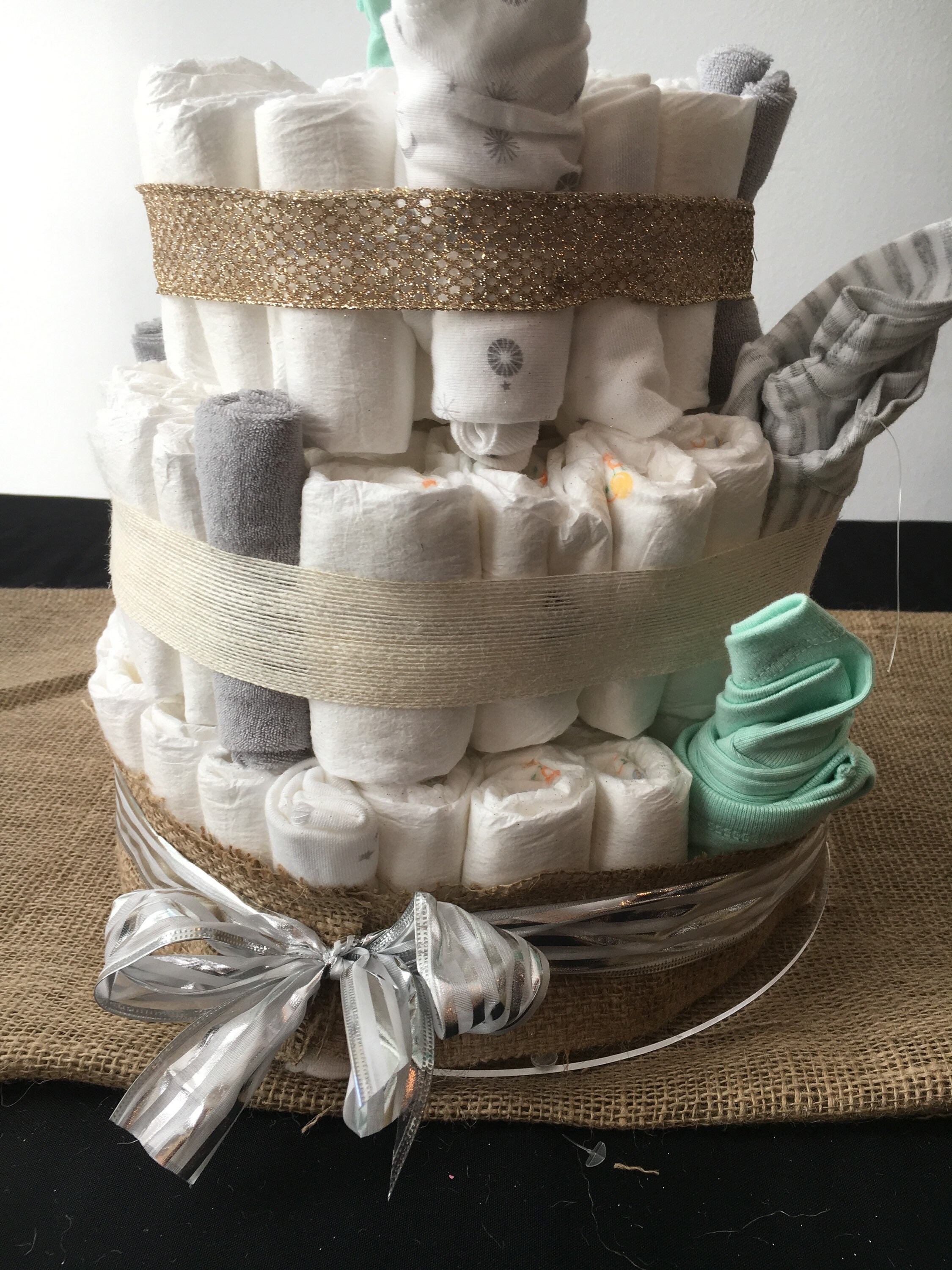 EZ Baby Shower Diaper Cake Kit | Etsy