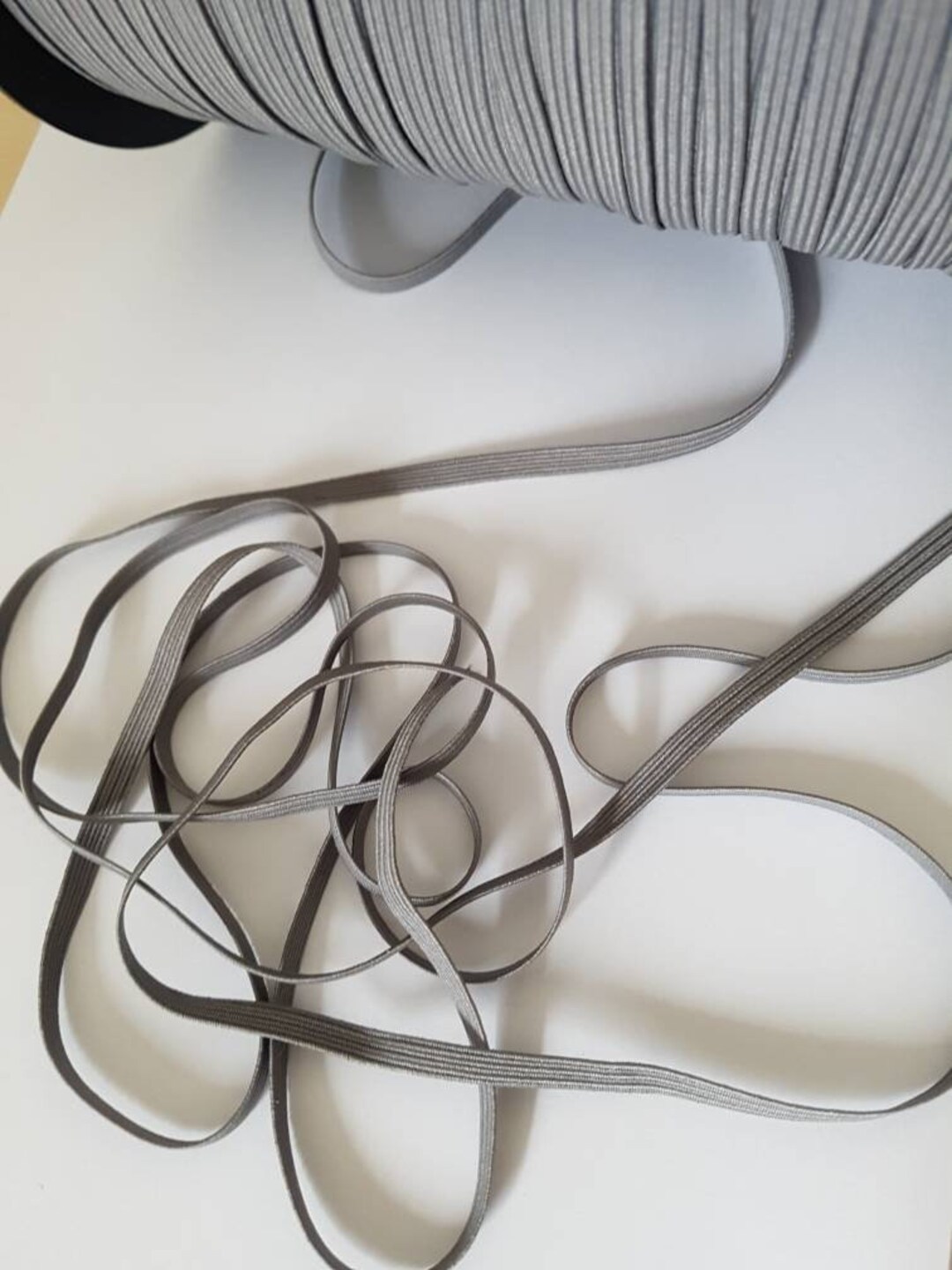 10 M X 6 Mm Rubber Band, Laundry Rubber, Rubber Strand, Elastic Grey 0 ...
