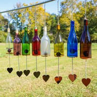 Spirit Bottle Wind Chime Effen Vodka - Etsy