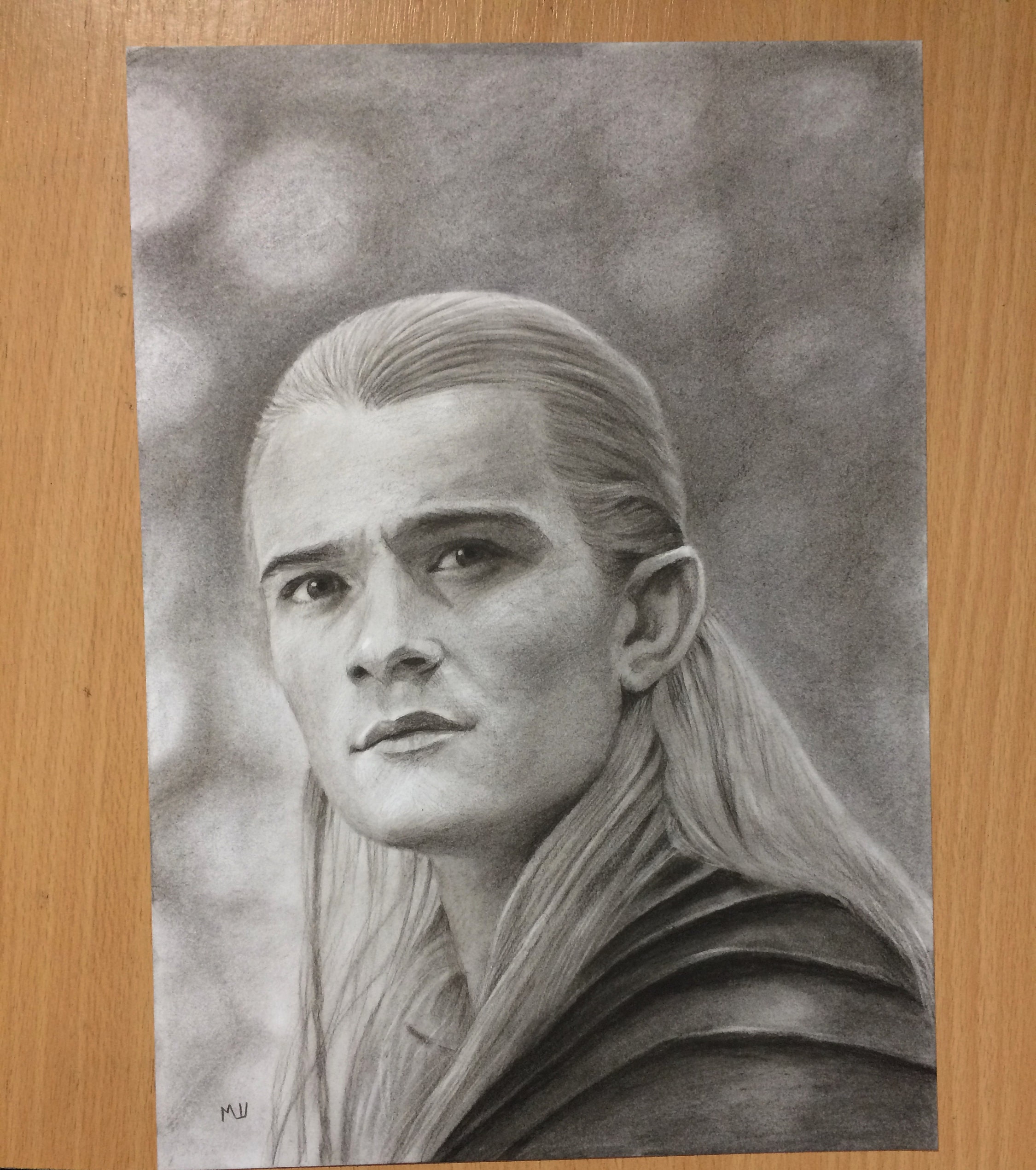 Dibujo De Legolas El Señor De Los Anillos Thranduil Legolas Thorin