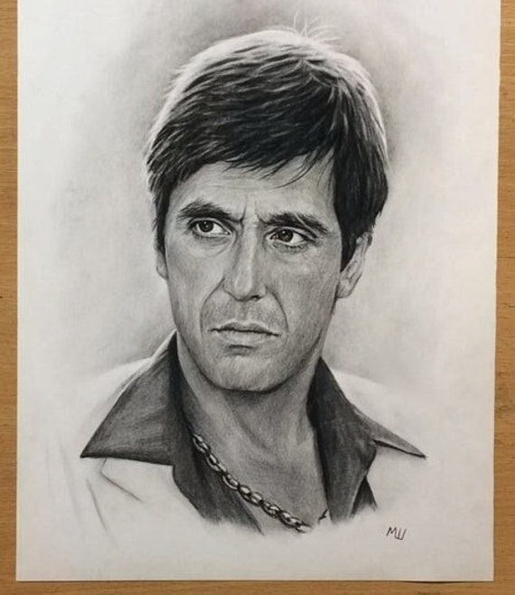 Scarface Al Pacino Drawing
