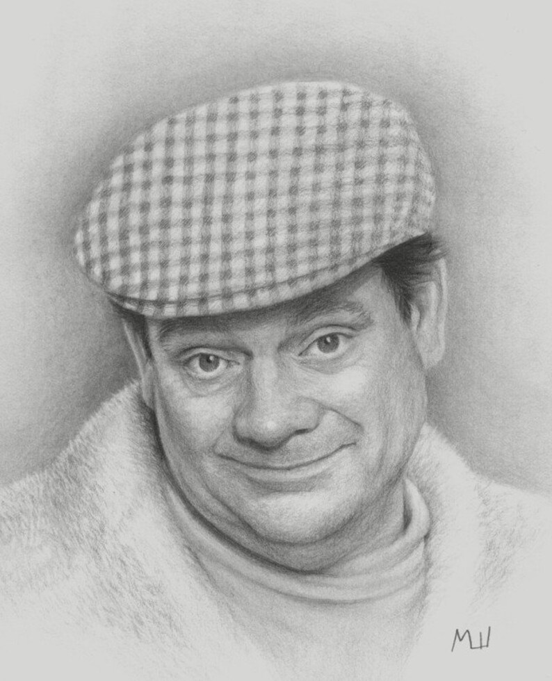 Del Boy Original Portrait Pencil Artwork Only Fools and | Etsy