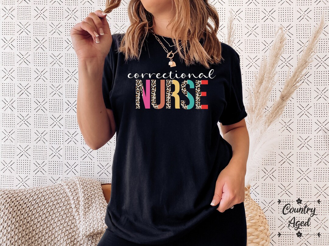Correctional Nurse Tshirt RN Graduation Gift Prison Nurse - Etsy