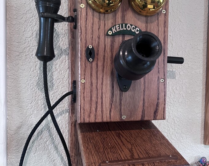 Replica - Antique 1910 Kellogg Telephone - Display Only - S/N 042 - Etsy