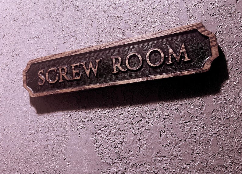SCREW ROOM - Titanic Sign Replicas Carved in Solid Oak - Etsy