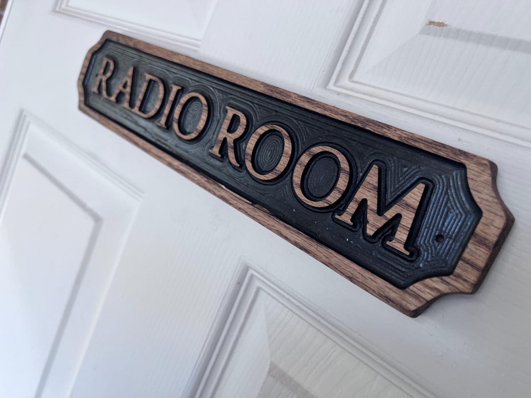 TITANIC Signage - # 232 'radio Room' / Made From OAK - Recycled/ One-of ...