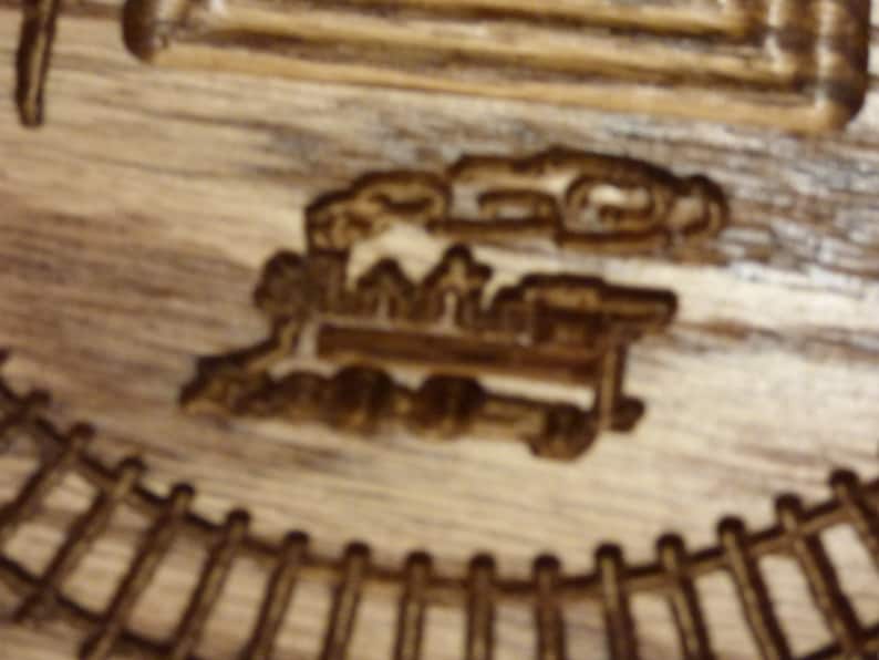 IG18O - Mexican Train Hub With Locomotives and Tracks Carved in Solid ...